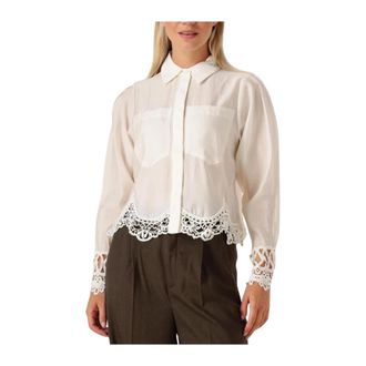 Copenhagen Muse Wei&szlig;e Cmmolly-Shirt Bluse - - Blouses & Shirts - Damen - Wei&szlig; - XS