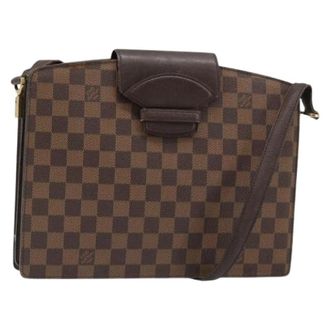 Louis Vuitton Pre-owned Vintage Damier Ebene Shoulder Bag - - Pre-owned - Damen - Braun - ONE SIZE