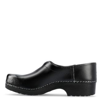 Sika 124 Tradycyjnie zamkni?ty chodak bez nosków ochronnych i z szerokim dopasowaniem, Czarny - Czarny - 44 EU