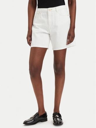 Guess Jeansshorts W6GD1A D0704 Wei&szlig; Relaxed Fit