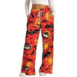 Generic Pantalon de bikini pour femme - Pantalon string pour femme - Imprim&eacute; - D&eacute;contract&eacute; - Tendance - Jambes larges - Pantalon de loisirs - Pantalon de spor