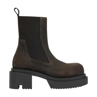 Rick Owens Homme, Chaussures, Bleu, Taille: 40 EU Beatle Bogun Boot