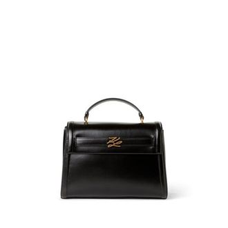 Karl Lagerfeld Sac &agrave; main uni en cuir