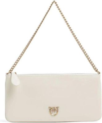 Pinko Pinko, Femme, Sacs, Blanc, Taille: ONE Size Sac Plat Horizontal
