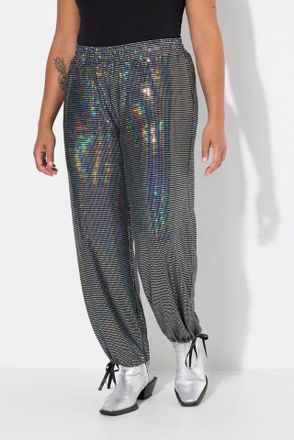 Angel Of Style Schlupfhose Hose gerades Bein Paillettenoptik Elastikbund