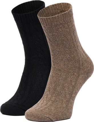Nine West Lange Socken Nine West CEO_LA_NW_17637_W_AW25 (2-PACK) Schwarz