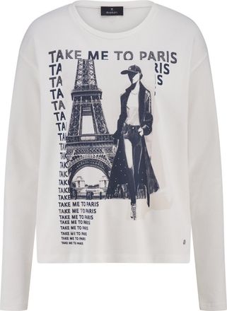 Monari Rundhals-Shirt Monari weiss