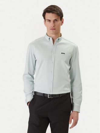 HUGO BOSS Hemd ST Motion 50555946 T&uuml;rkisfarben Regular Fit