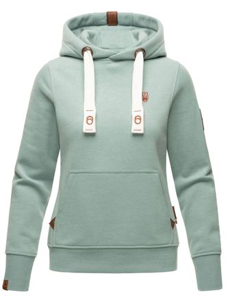 Navahoo Damen Hoodie Damlaa - Warmer Kapuzenpullover mit Hohem Kragen
