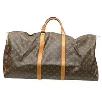Louis Vuitton Sac Keepall Boston doccasion - unisex - Pre-owned - Brun - Taille: ONE Size