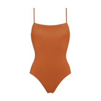 Eres Eres, Femme, Maillots de bain, Brun, Taille: 44 FR Aquarelle &Eacute;corce Impression Artistique