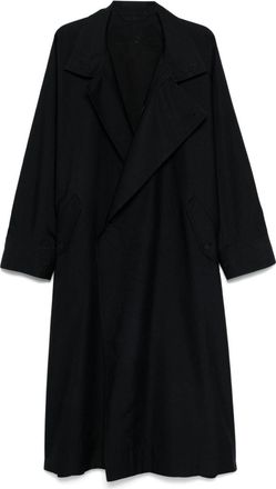 Homme Plissé Issey Miyake Blank Trenchcoat - Schwarz