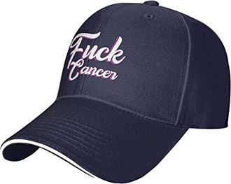 Generic Baseball Casquette Nique Le Cancer S&eacute;chage Rapide Pare-Soleil Casquette Unisexe Chapeau Soleil pour P&ecirc;che Festivals Femmes
