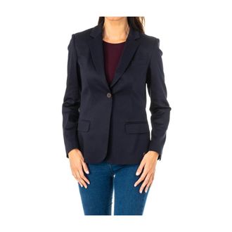 La Martina Klassische marineblaue Langarmjacke - - Jackets - Damen - Blau - S