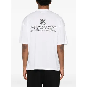 Amiri Logo-Printed Cotton T-Shirt - White