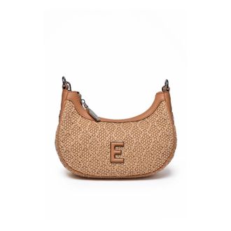 Ermanno Scervino Femme, Sacs, Beige, Taille: ONE Size Hobo Terra Straw