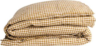 Gabrielle Paris Housse de couette en lin lav&eacute; vichy Gabrielle Paris