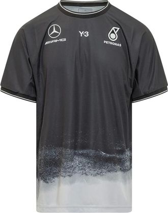 Yohji Yamamoto Homme, Sport, Noir, Taille: L T-Shirt M&eacute;canique F1