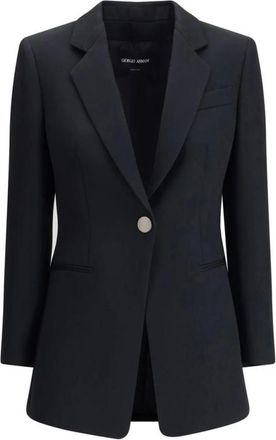 Giorgio Armani Damen, Jacken, Schwarzk, LGröße