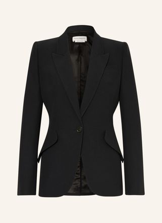 Alexander McQueen Mcqueen Blazer Peak schwarz