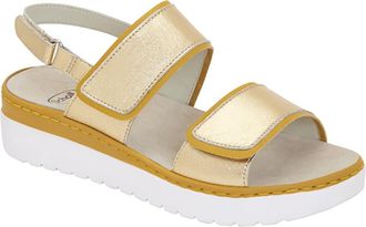 Scholl Damen Viareggio Strap Sandale, goldfarben, 41 EU