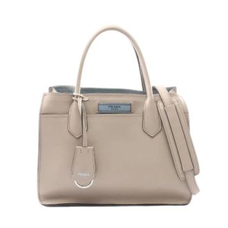 Prada Pre-owned City Calf 2way Handbag - - Pre-owned - Damen - Beige - ONE SIZE