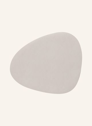 Lind DNA Linddna Tischset Curve L Aus Leder grau