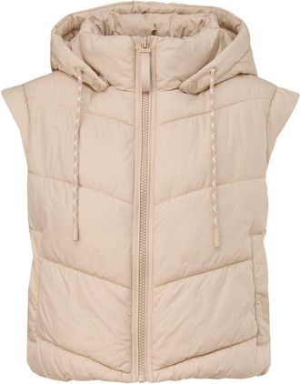 Comma Outdoorjacke Outdoor-Weste Weste mit abnehmbarer Kapuze