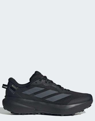 adidas adidas Performance Terrex Tracefinder Plus Gore-Tex Trailrunning-Sneaker in Core Black und Grau-Schwarz