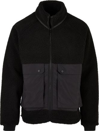 Urban Classics Jacke f&uuml;r Herren Raglan&auml;rmel (Schwarz)