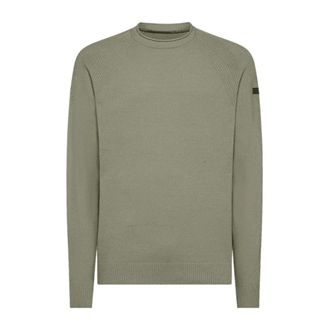 Roberto Ricci Design Weiches Chenille Rundhals-Jersey - - Knitwear - Herren - Gr&uuml;n - XL