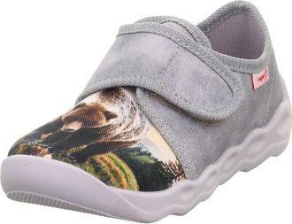 Superfit Jungen Bubble Hausschuhe, Grau 2040, 37 EU Weit