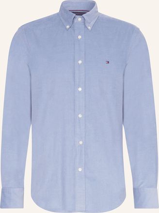 Tommy Hilfiger Cordhemd Regular Fit blau