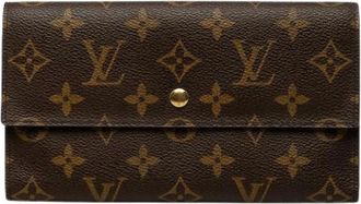 Louis Vuitton Pre-owned Porte Tresor International - Femme - Pre-owned - Brun - Taille: ONE Size