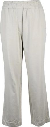 Brunello Cucinelli Femme, Pantalons, Beige, Taille: 38 FR Tuta Pantalons de surv&ecirc;tement
