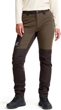 RevolutionRace Rambler Lightweight Pants f&uuml;r Damen, Robuste und leichte Wanderhose f&uuml;r drau&szlig;en, Mud/Espresso, XL