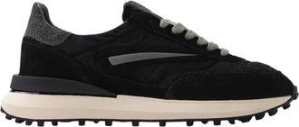 D.A.T.E. D.a.t.e., Homme, Chaussures, Noir, Taille: 42 EU Camoscio Baskets