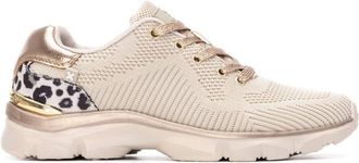 Xti Sportschuhe Sneaker Damen Beige - Bequeme und vielseitige Schuhe - Casual Mode - Modell 14436102 (Größe 38)