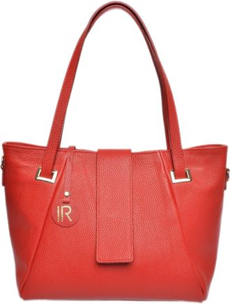 Isabella Rhea Rot Rindsledertasche