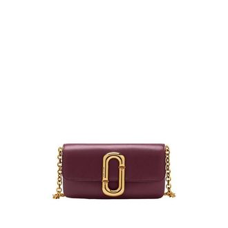 Marc Jacobs Portefeuille The Scene sur cha&icirc;ne en cuir