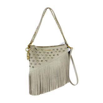 La Carrie Femme, Sacs, Beige, Taille: ONE Size Night Ed. Sottospalla Piatto Frange