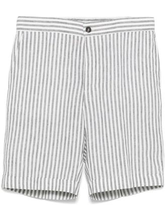 PESERICO short à rayures - Gris