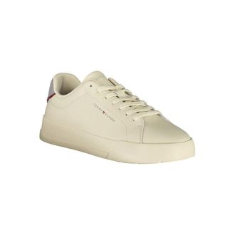 Tommy Hilfiger Leather and Polyurethane Sneaker - Beige