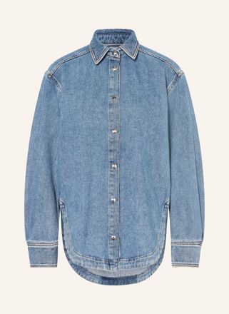 HUGO BOSS Hugo Jeansbluse Gareve blau