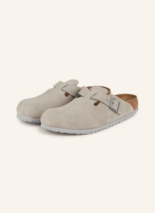 Birkenstock Pantoletten Boston Leve grau
