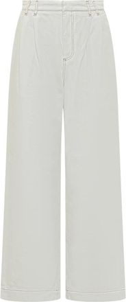 Darkpark Darkpark, Femme, Pantalons, Blanc, Taille: W27 Pantalon Droit Large