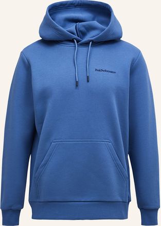 Peak Performance M Original Small Logo Hood Kapuzensweatshirt blau