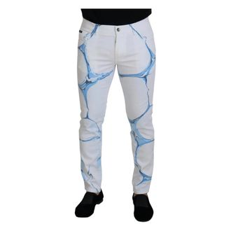 Dolce & Gabbana Slim-fit Jeans - - Jeans - Herren - Wei&szlig; - 2XL