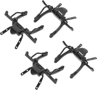 BESTONZON POPETPOP Lot de 4 Clips pour Lunettes de Soleil Polaris&eacute;es en Acier Inoxydable Clips Anti-Reflets L&eacute;gers Rev&ecirc;tement Protecteur Compatibles Verres 3D C