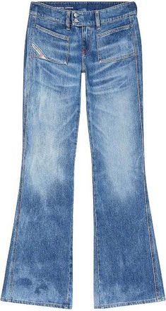 Diesel Bootcut Jeans - Blau